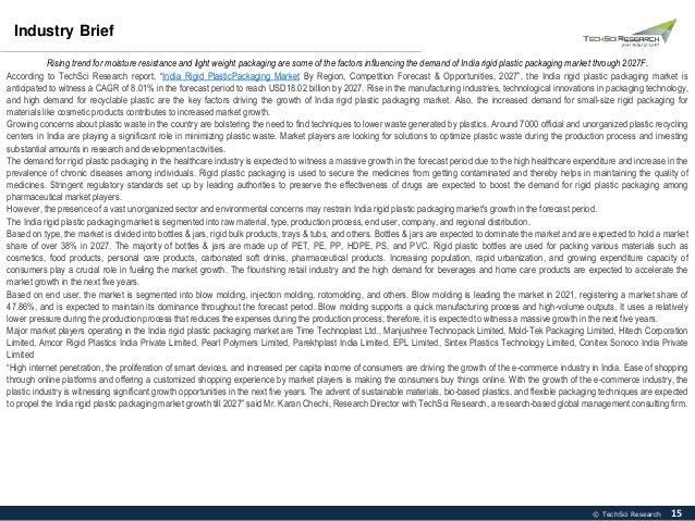 India Rigid Plastic Packaging Market - Industry Size, Share, Trends ...