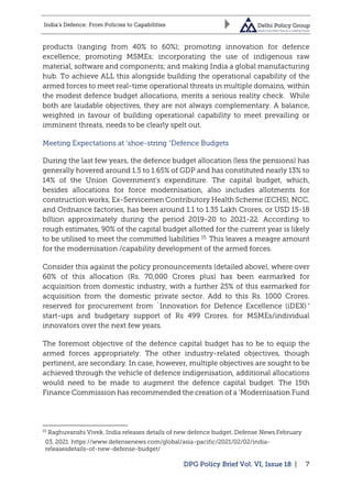 India’s Defence: From Policies to Capabilities | PDF