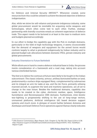 India’s Defence: From Policies to Capabilities | PDF