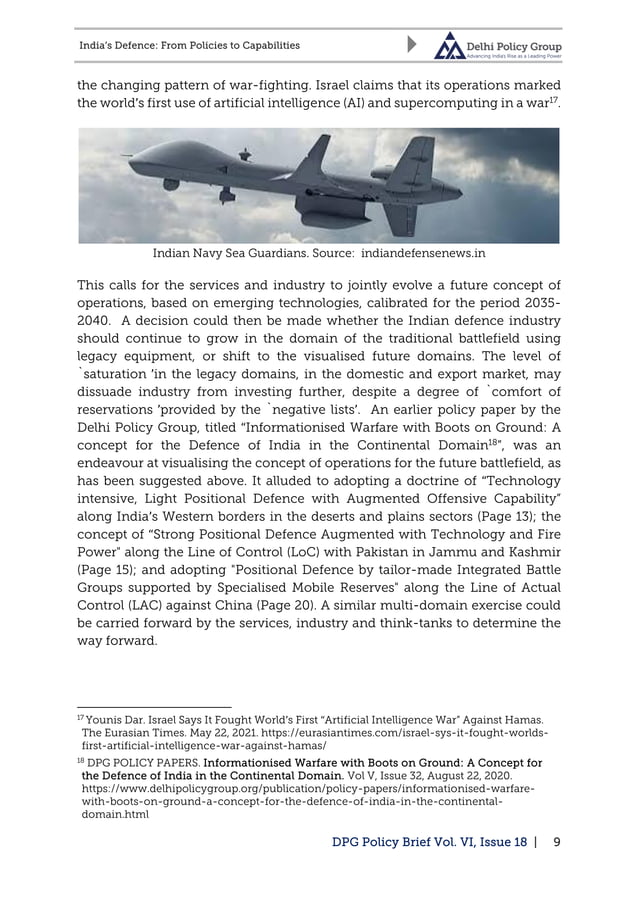 India’s Defence: From Policies to Capabilities | PDF