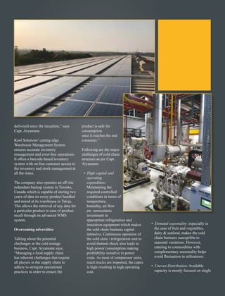 India's best of 5 cold storage companies.. | PDF