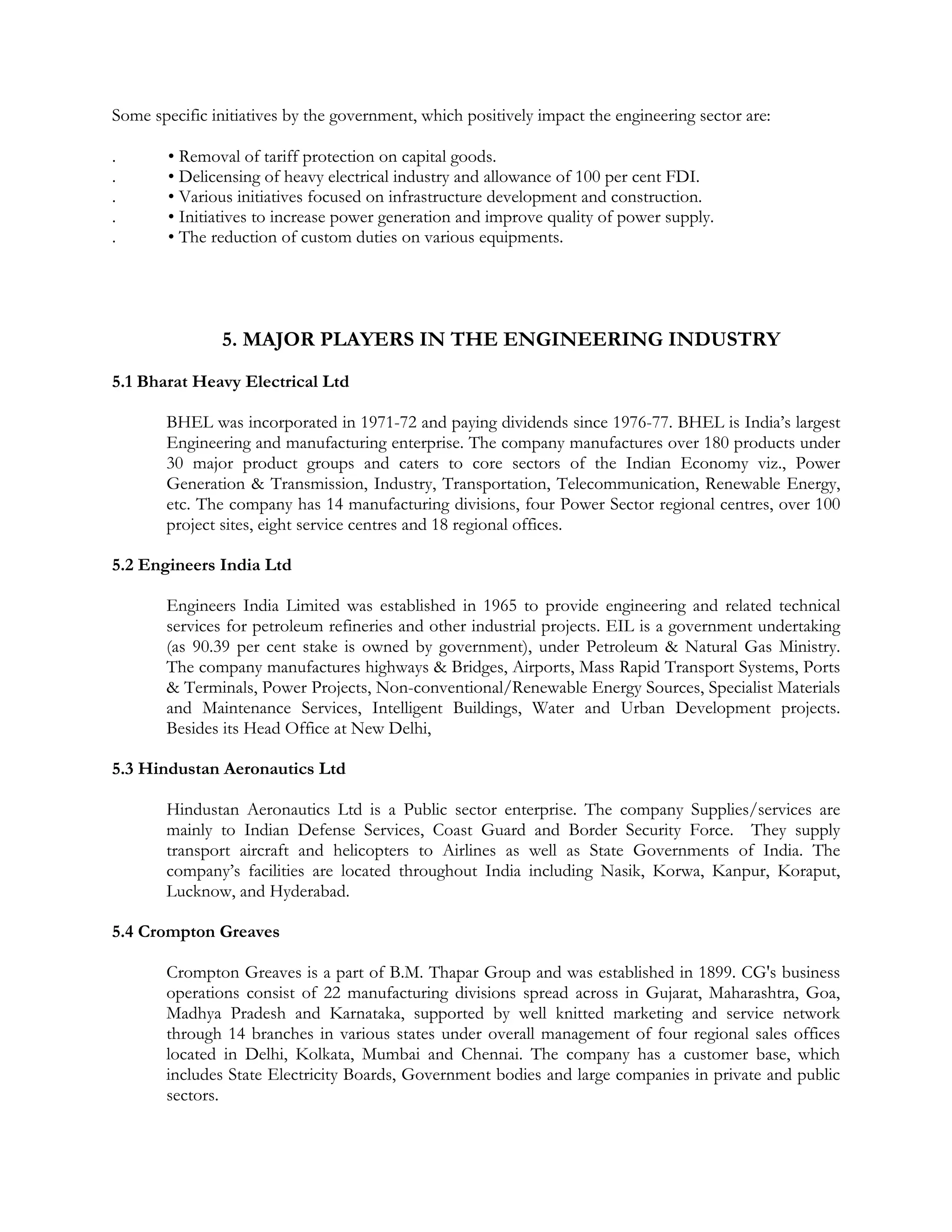 Indias engineering sector | PDF