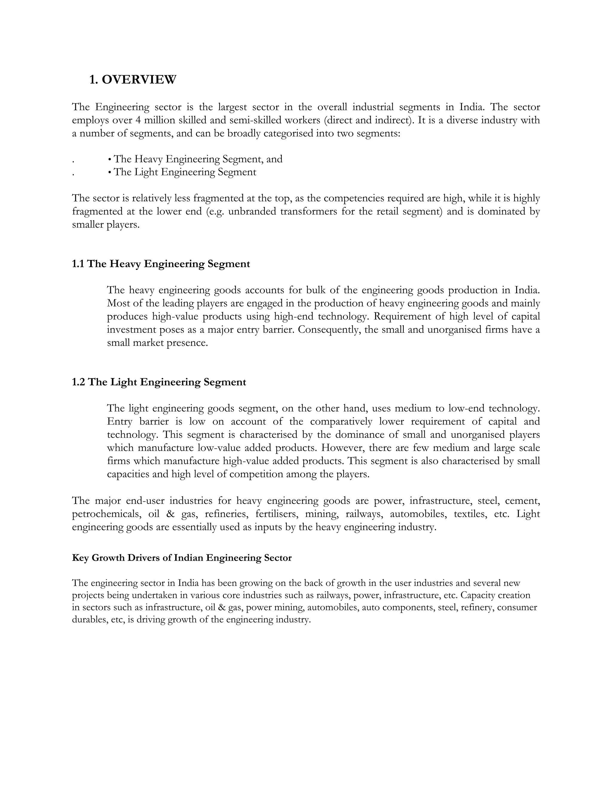 Indias engineering sector | PDF