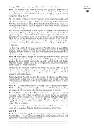 India's exim policy | PDF