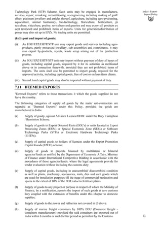 India's exim policy | PDF
