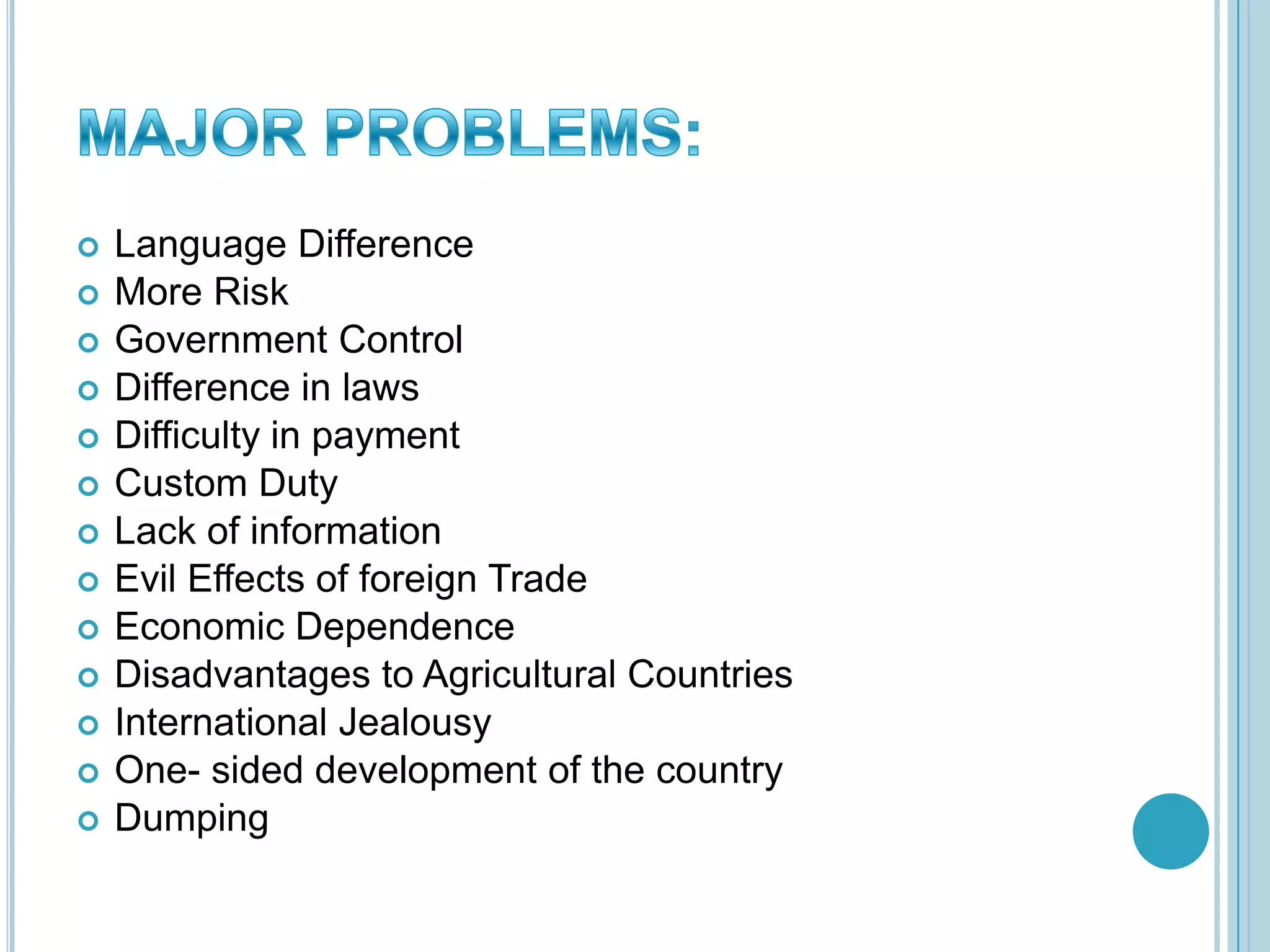 India's export problems | PPTX