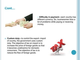 India's export problems | PPTX