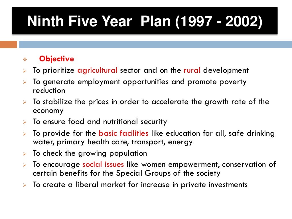 india-s-five-year-plan