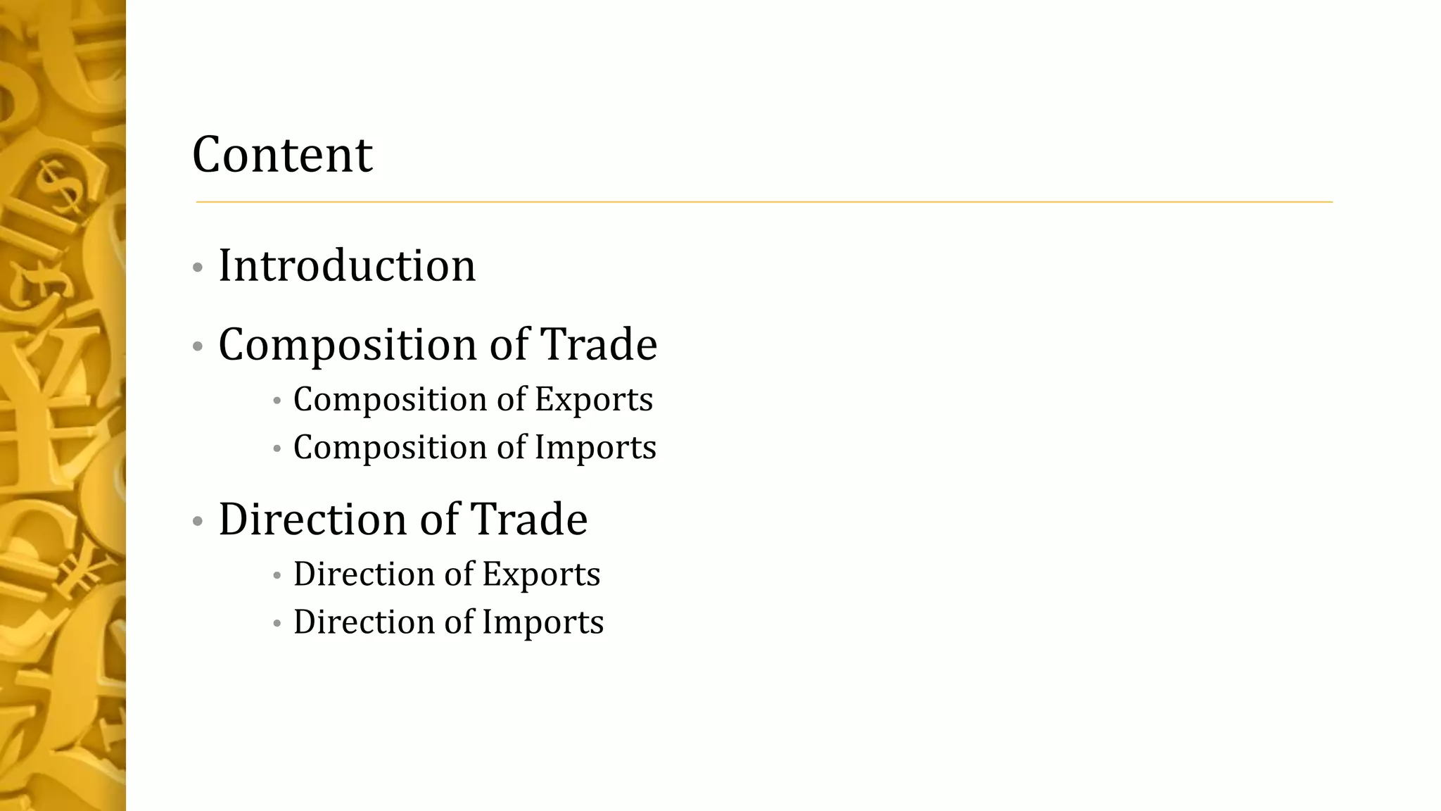 India’s foreign trade | PPTX