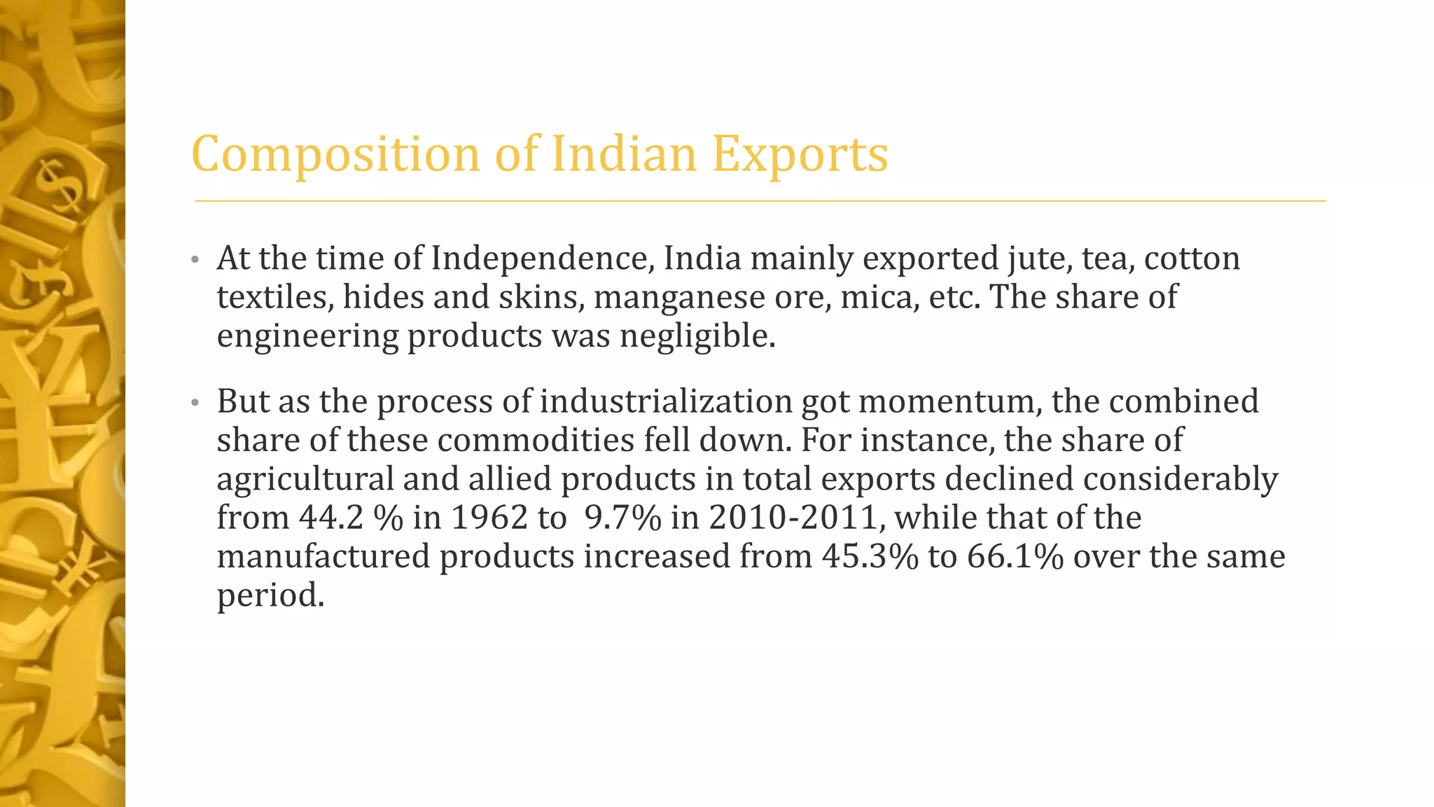 India’s foreign trade | PPTX