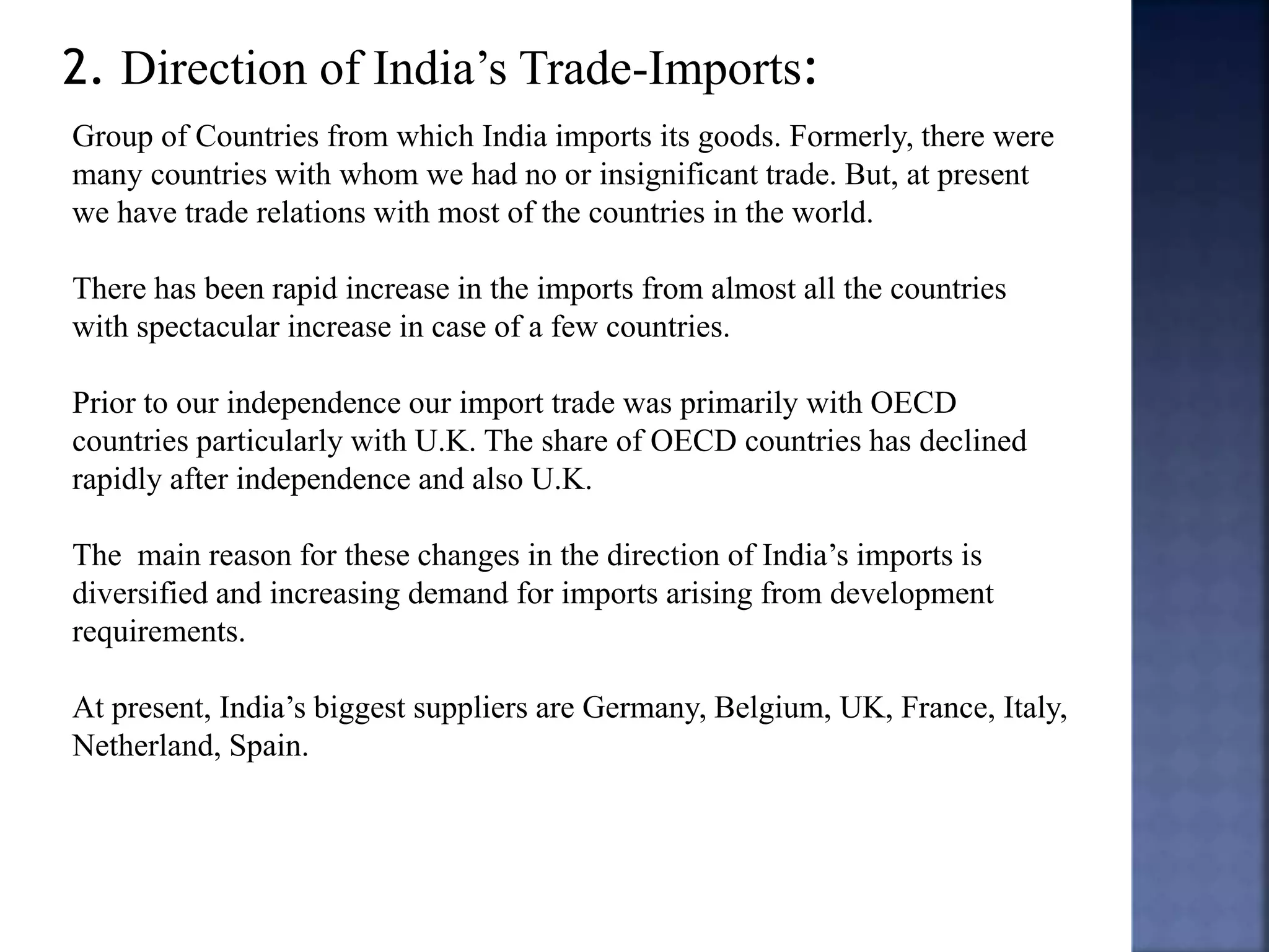 India’s foreign trade | PPTX