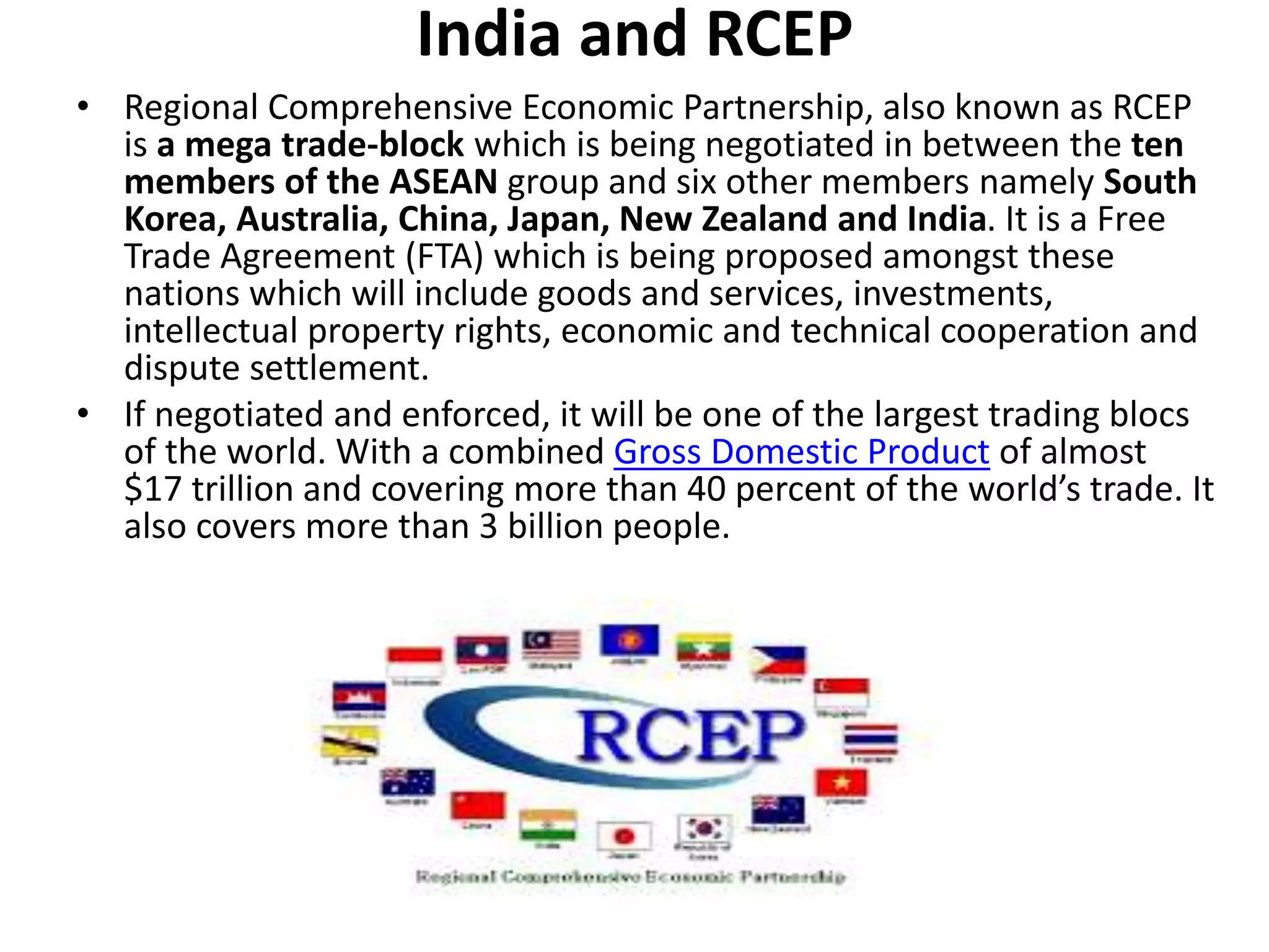 India's free trade agreement | PPTX