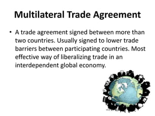 India's free trade agreement | PPTX