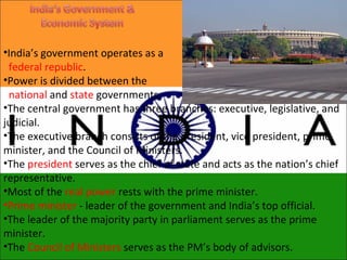 Indias government economy | PPT
