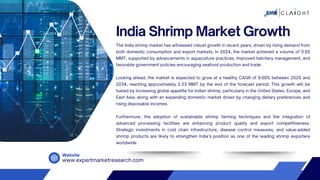 India Shrimp Market Analysis 2025 | Trends, Opportunities & Forecast | PDF
