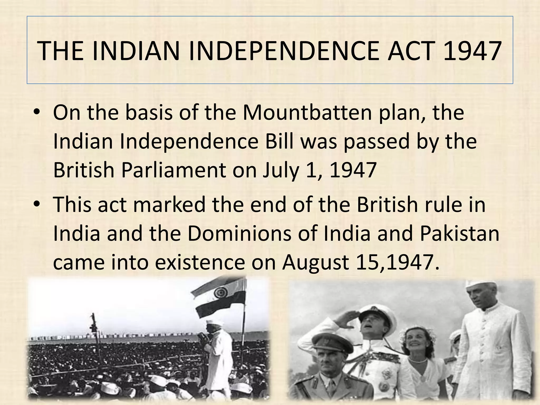 India’s independence and partition | PPTX