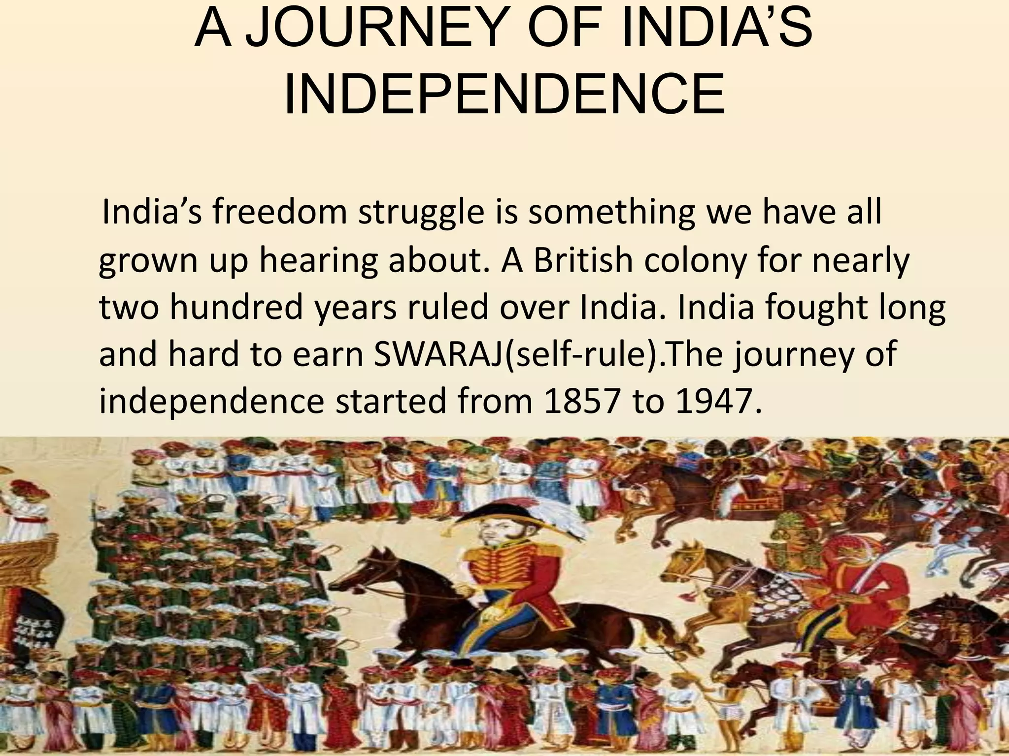 India’s independence and partition | PPTX