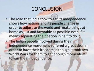 India’s independence and partition | PPTX