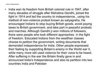 India's Independence and partition- Sristi.pptx