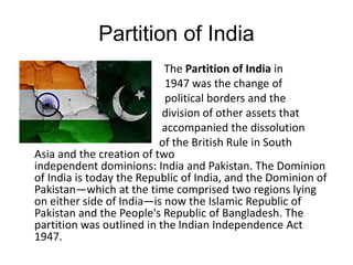 India's Independence and partition- Sristi.pptx