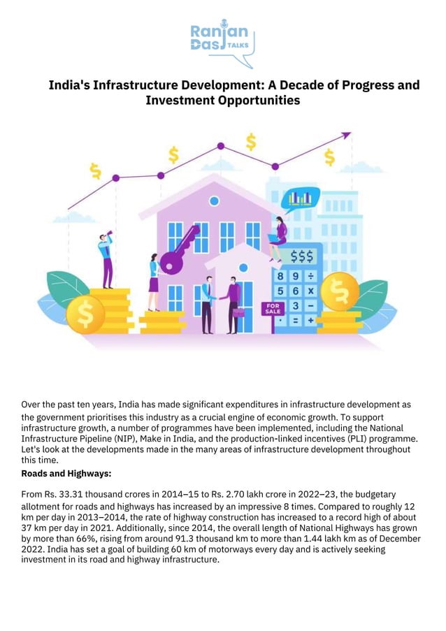 India's Infrastructure Development A Decade of Progress and Investment ...