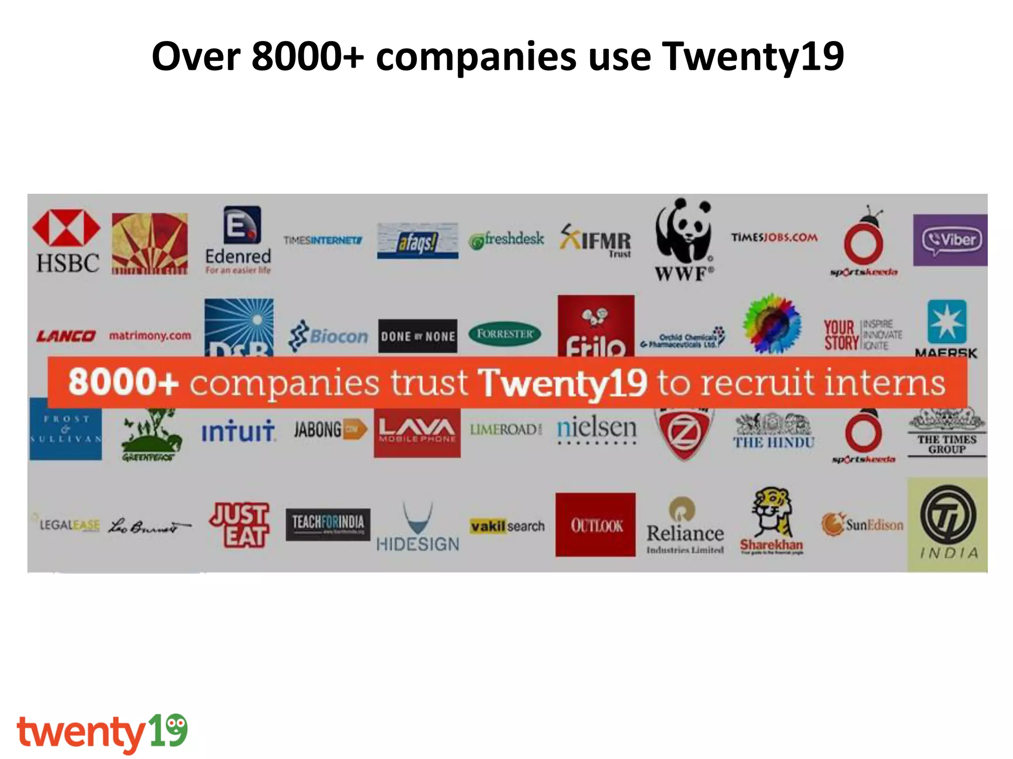 Twenty19: India's Internship Portal | PDF