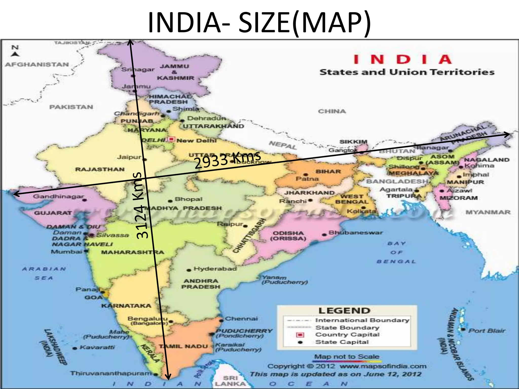 India: Size and location | PPTX