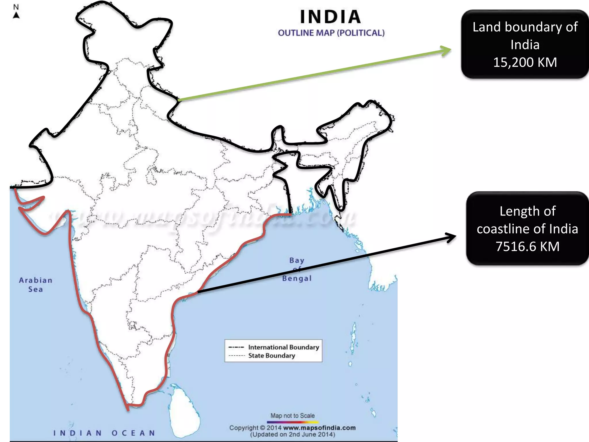 India size and location | PPTX