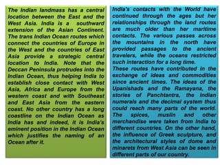 India size and location | PPTX