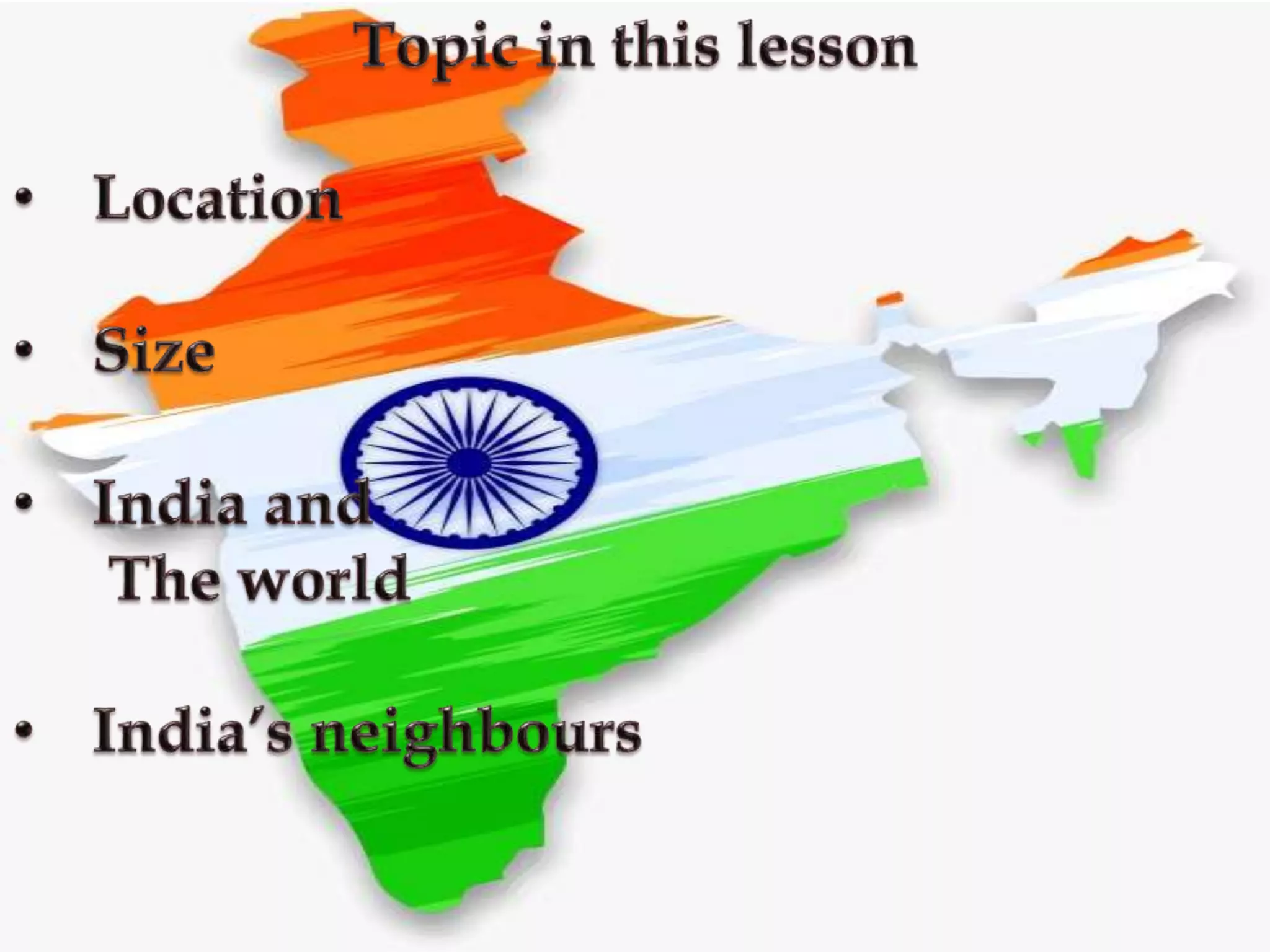 India size and location | PPTX | Asia Travel | Travel Locations