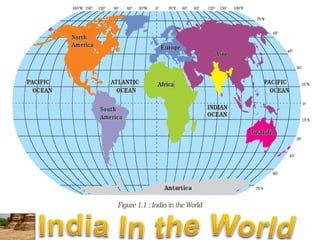 India size and location .Class-9th | PPTX