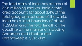 India – size and location | PPT