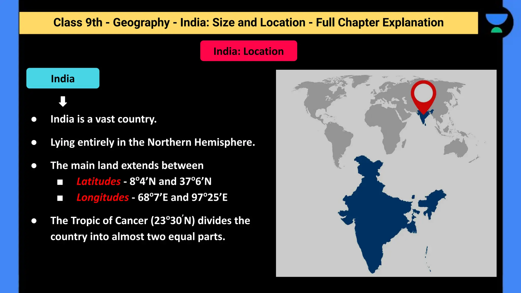India Size and Location full chapter explanation.pdf