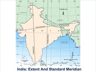 India size & location by Ayush Dabra | PPT