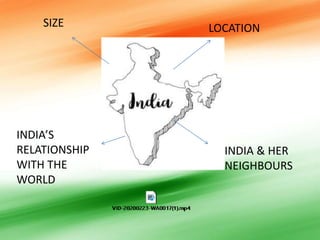 India Size & Location | PPT