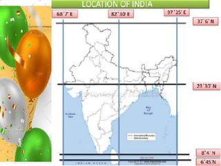 India Size & Location | PPT