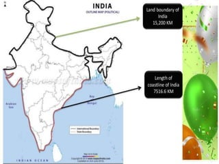 India Size & Location | PPT