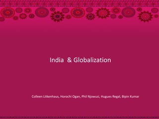 India-Globalization Challenges | PPTX