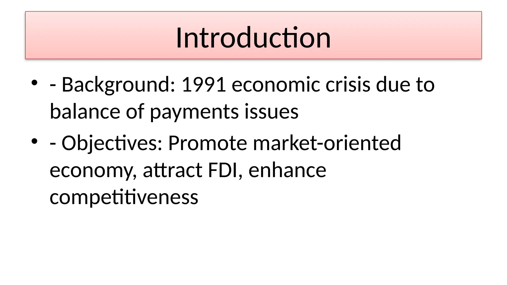 India's LPG Reforms and its perspective to India | PPT