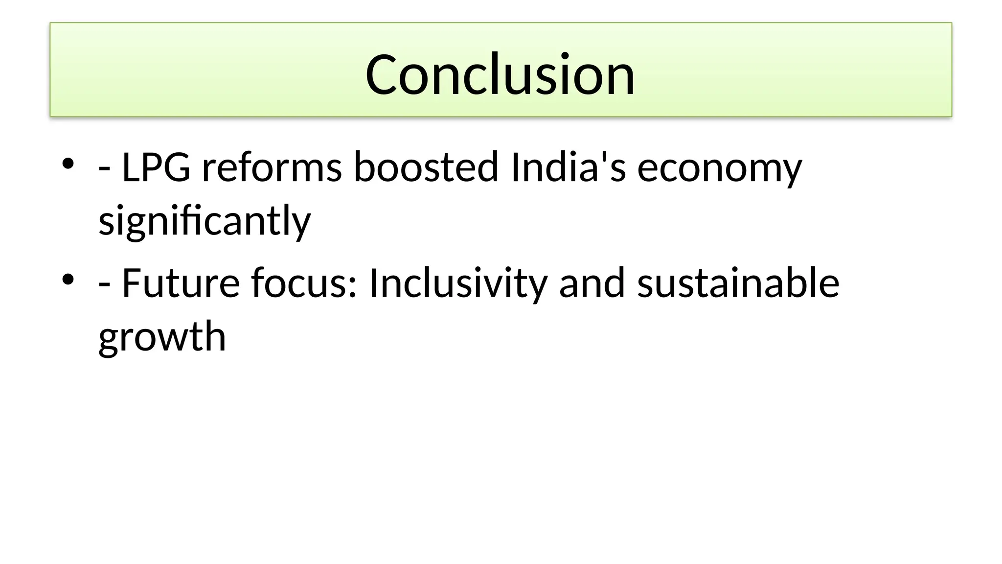 India's LPG Reforms and its perspective to India | PPTX