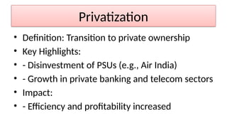 India's Liberalization, Privatization, and Globalization PG Reforms.pptx