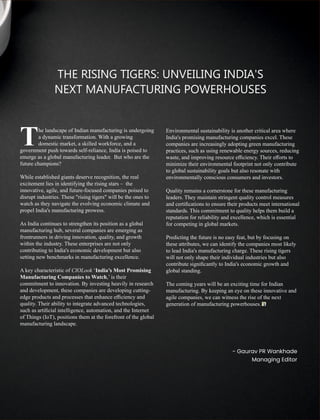 India’s Most Promising Manufacturing Companies to Watch May2024.pdf