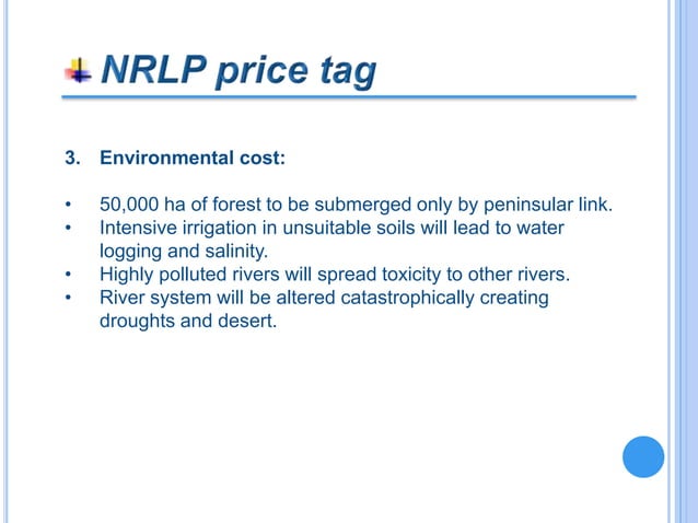 India’s national river linking project [nrlp] | PPT