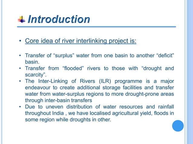 India’s national river linking project [nrlp] | PPT