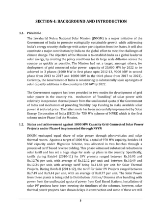 India's National Solar Mission Phase 2 Batch 3 Tranche 1 Guidelines ...