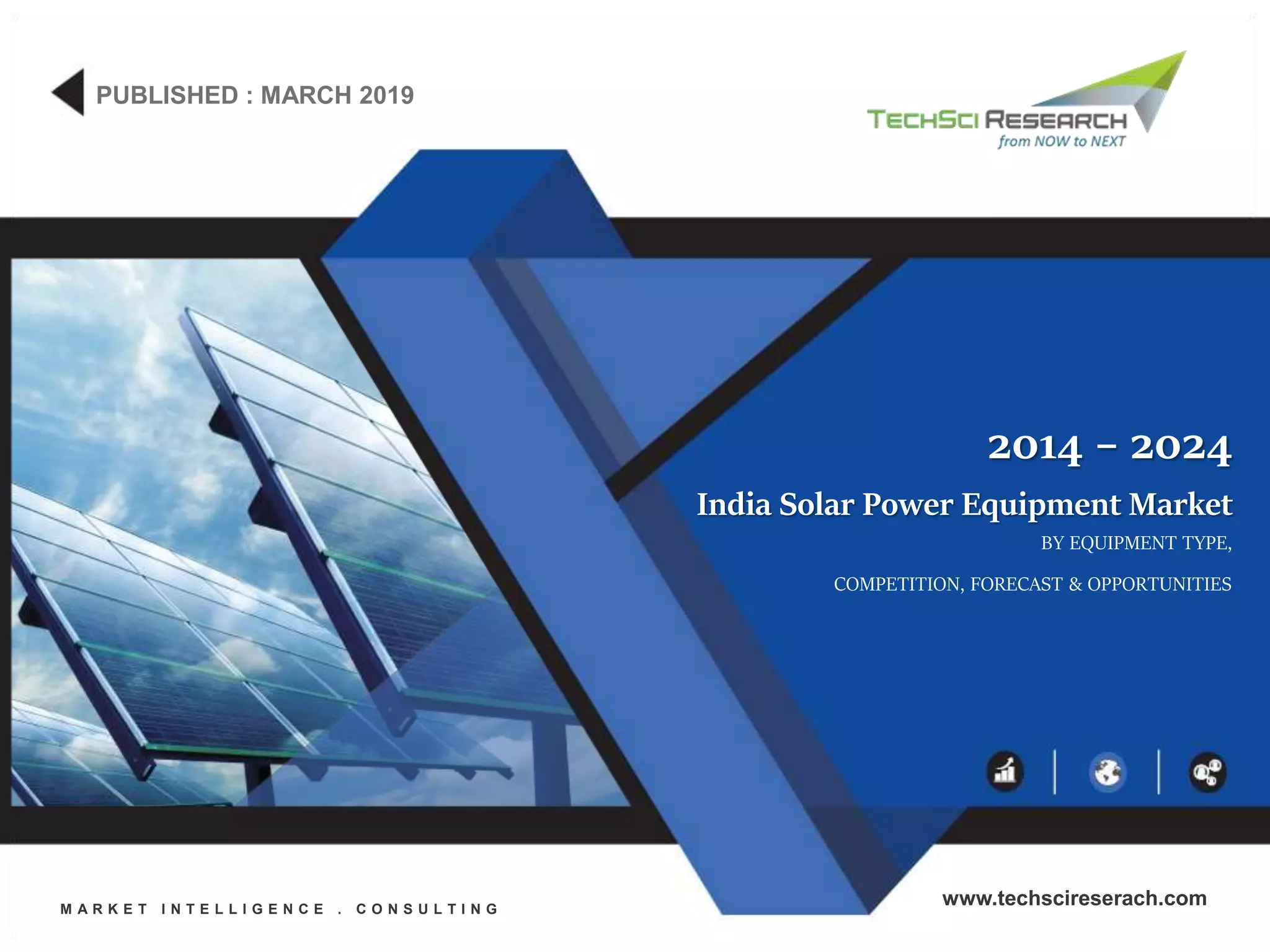 India Solar Power Equipment Market Forecast and Opportunities, 2024 | TechSci Research | PPT