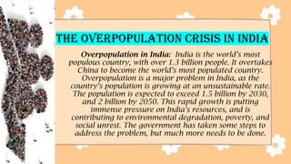 India's Population Crisis.pptx class 11 cbse | PPTX