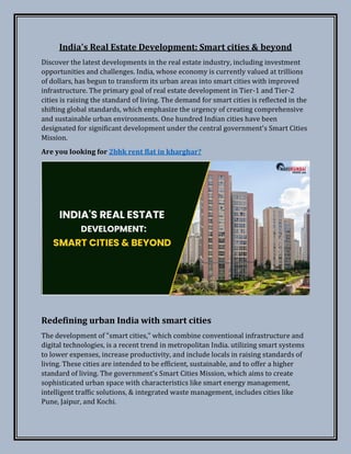 India's Real Estate Development- Smart cities & beyond....pdf