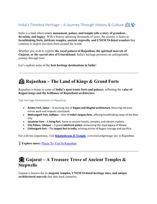 India’s Timeless Heritage – A Journey Through History & Culture .pdf