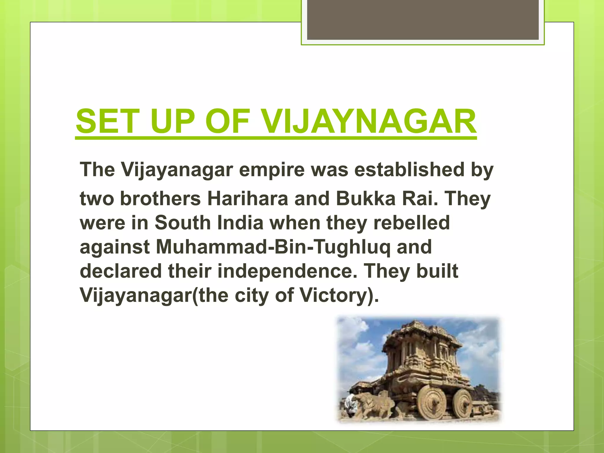 India’s vijaynagar kingdom | PPTX